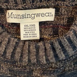 Munsingwear | Sweaters | Mens Xxl Munsingwear Sweater Brown With Cream ...